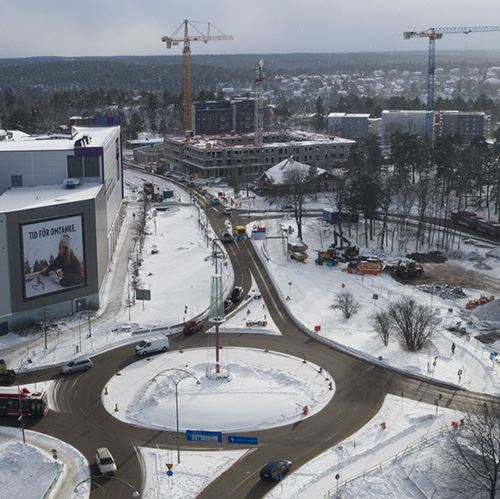 Trafiken läggs om i Centrala Nacka | Nacka kommun