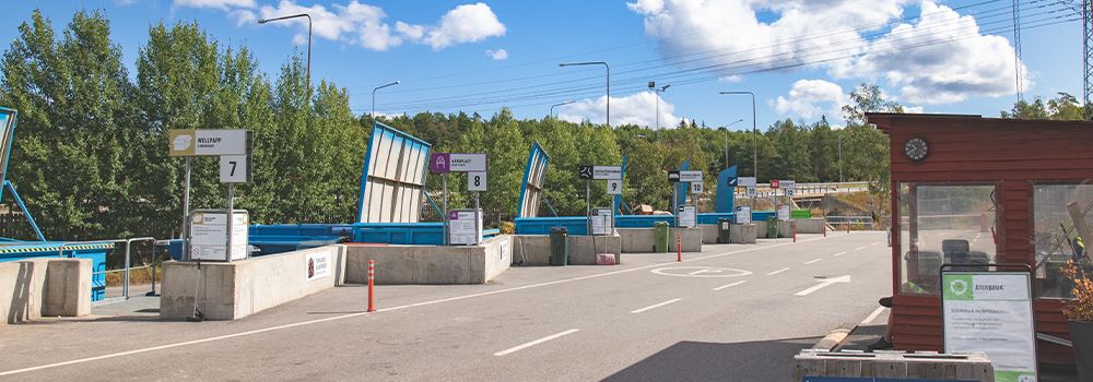 Östervik kretsloppscentral | Nacka vatten och avfall | Nacka kommun