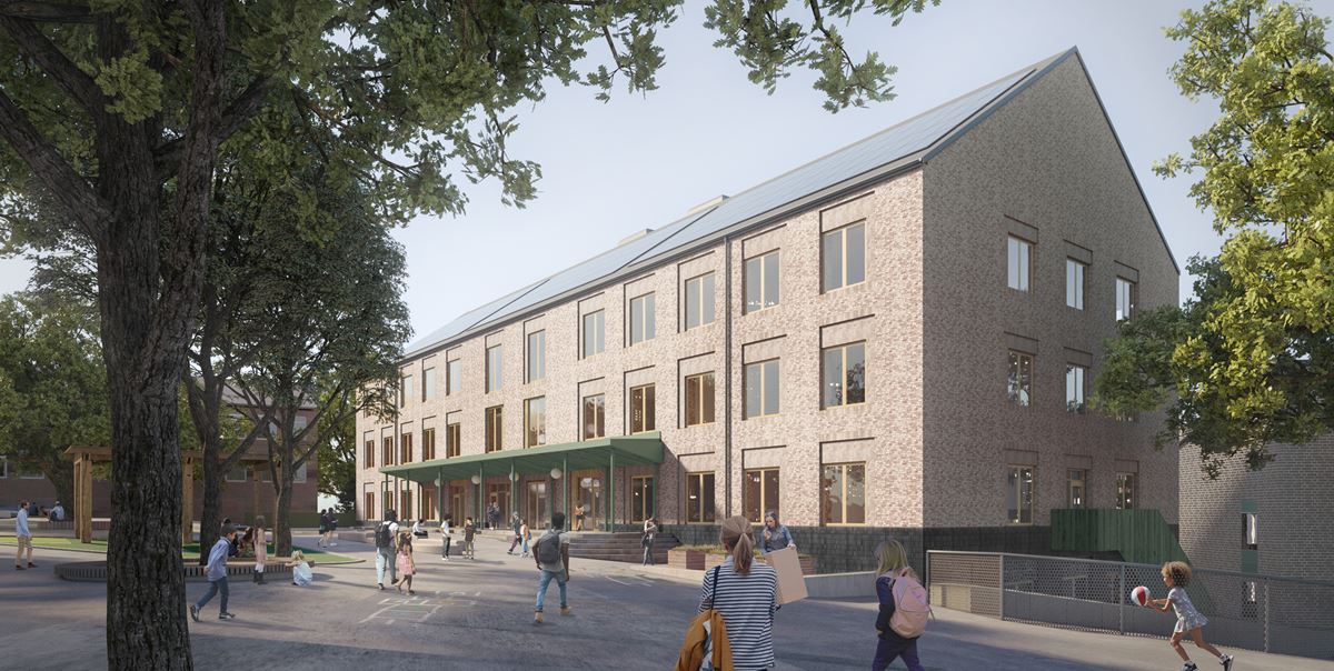 Start renovering Sickla skola | Nacka kommun