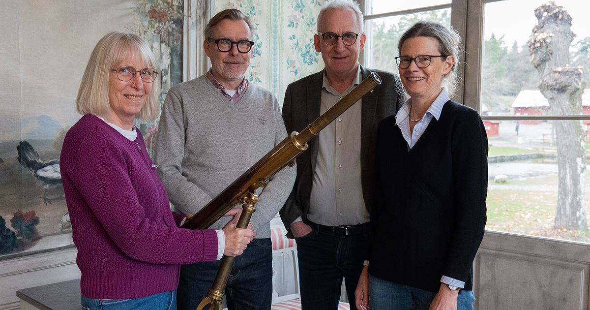 Anrikt teleskop hittar hem till Nyckelviken efter 88 år | Nacka kommun