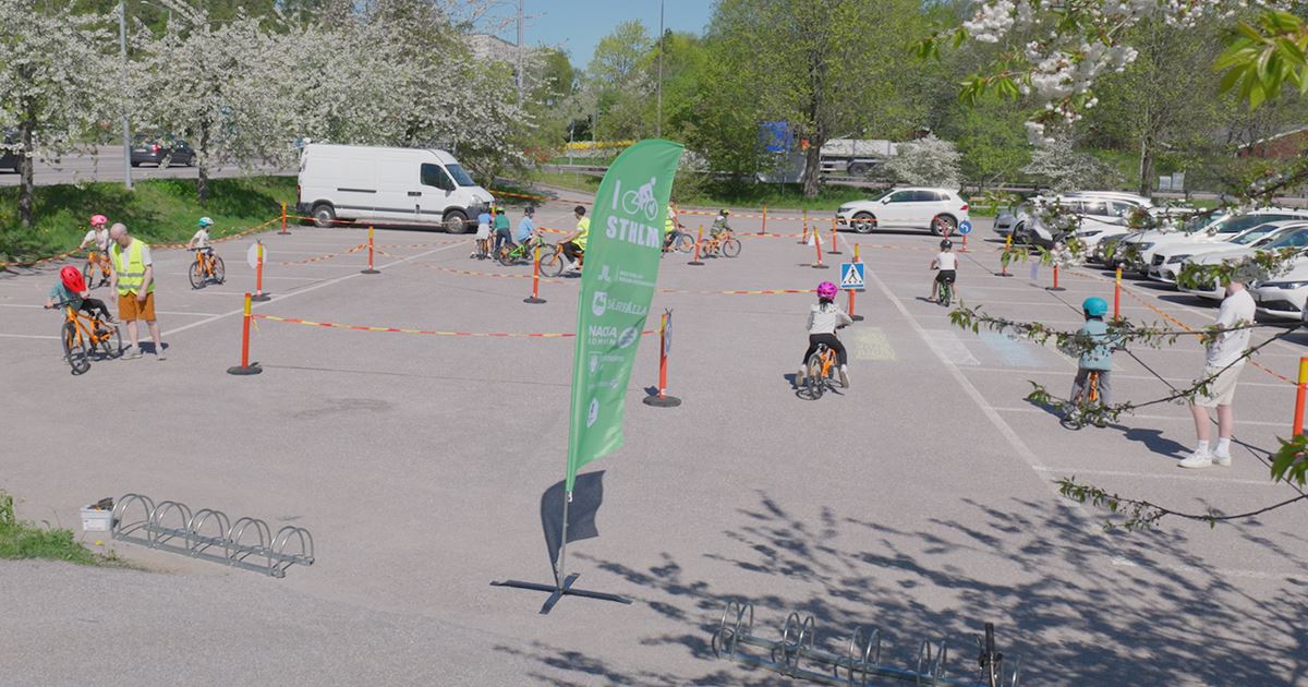 Cykelskolan besökte Nacka | Nacka kommun