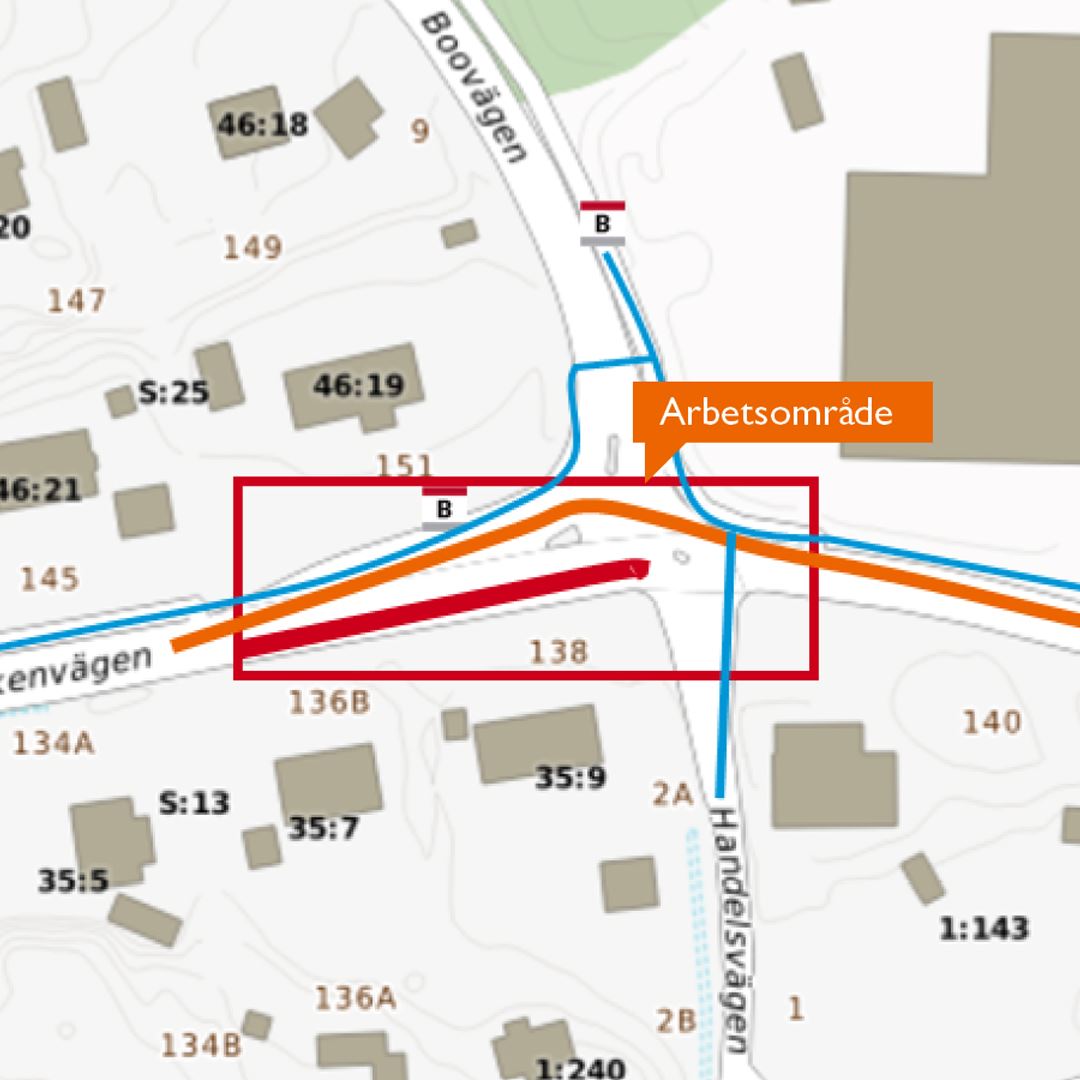 Förbättring av trafikmiljön vid Boo Gårds skola | Nacka kommun